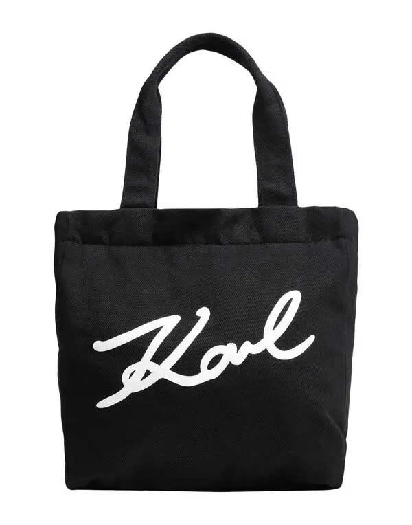 Karl Lagerfeld Cotton Gabardine Tote