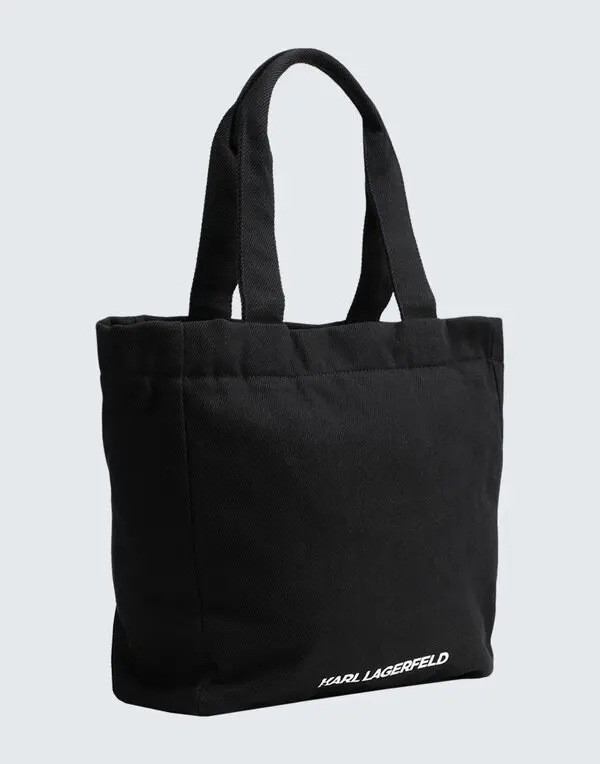 Karl Lagerfeld Cotton Gabardine Tote