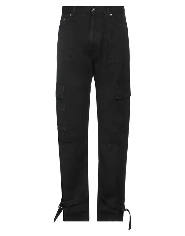 OFF-WHITE™ Tapered Leg Cotton Jeans