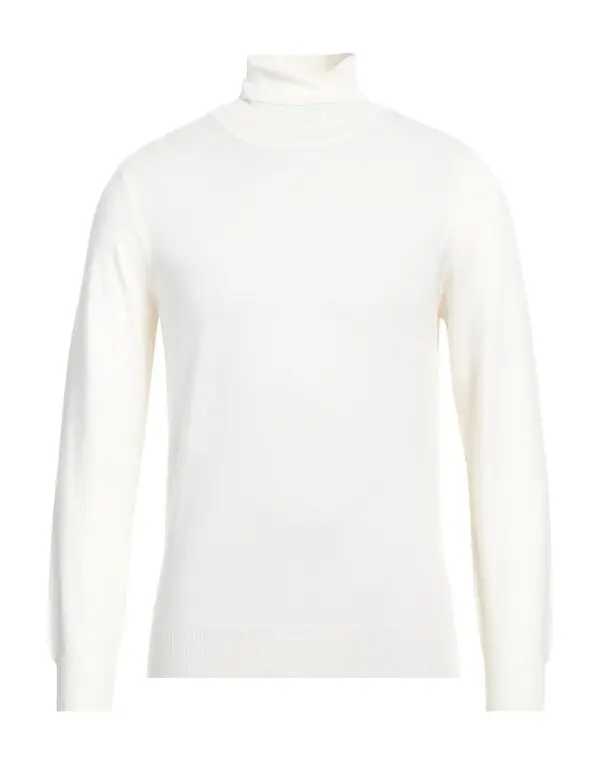 CRUCIANI Turtleneck Size Wool - Cream