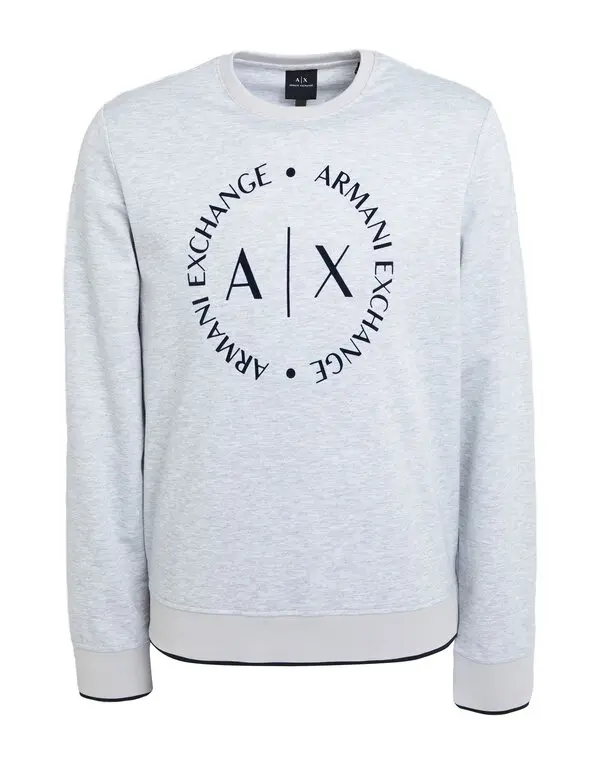 Armani Exchange Sweatshirt In Polyester, Viscose, And Elastane - Grey