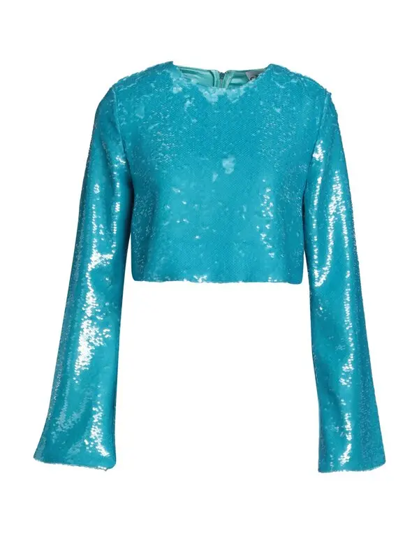 GANNI Sequin-embellished Top