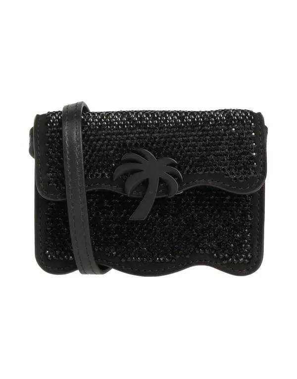 Palm Angels Cross-body Bag With Appliqués - Black