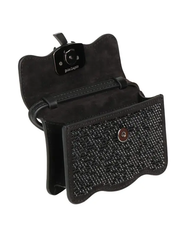 Palm Angels Cross-body Bag With Appliqués - Black