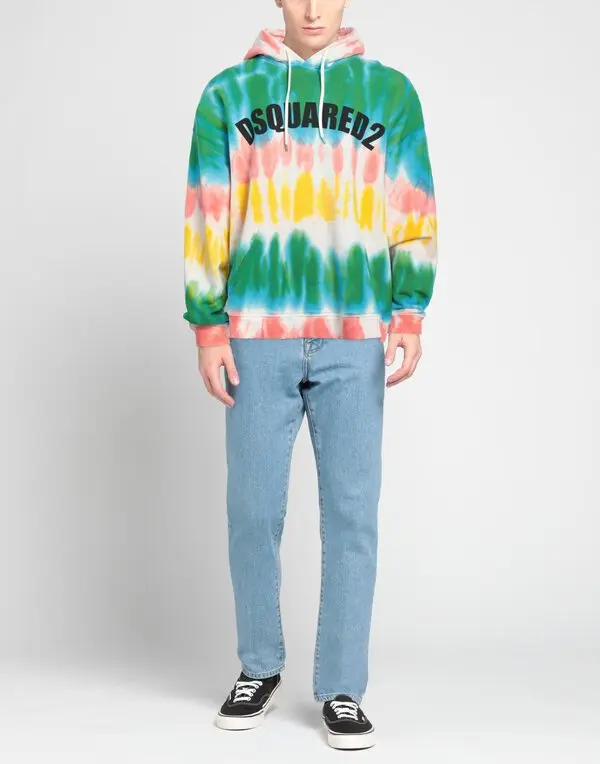 Dsquared2 Sweatshirt In Cotton And Elastane - Green