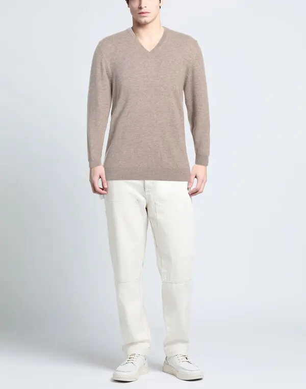 CRUCIANI Sweater In Cashmere - Beige