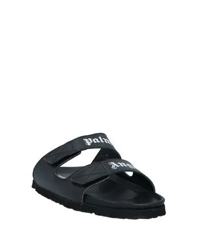 Palm Angels Leather Sandals - Black