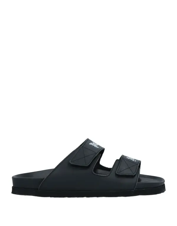 Palm Angels Leather Sandals - Black