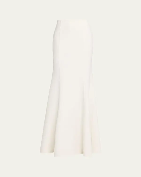 Michael Kors Fishtail Wool Skirt