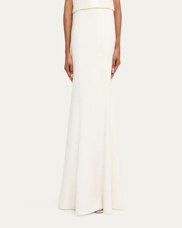 Michael Kors Fishtail Wool Skirt