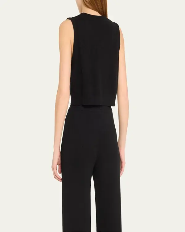Eterne Lenny Cashmere Vest - Black