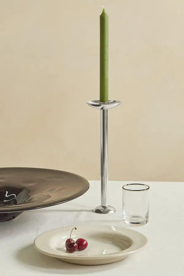 LOUISE ROE Champagne Stainless Steel Candle Holder