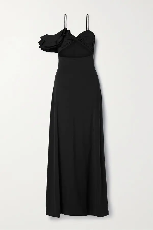 MAYGEL CORONEL Net Sustain Cavalieri Maxi Dress