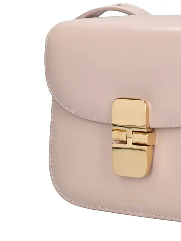 A.p.c. Mini Grace Smooth Leather Bag
