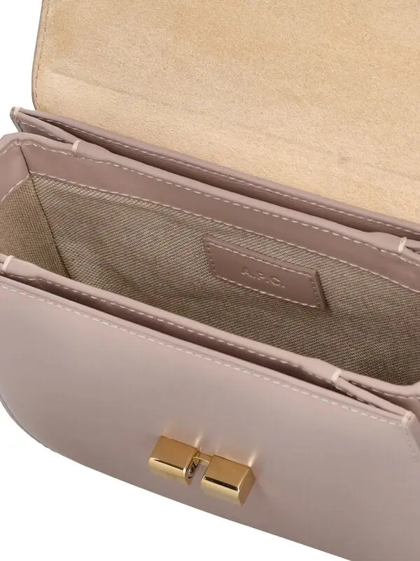 A.p.c. Mini Grace Smooth Leather Bag