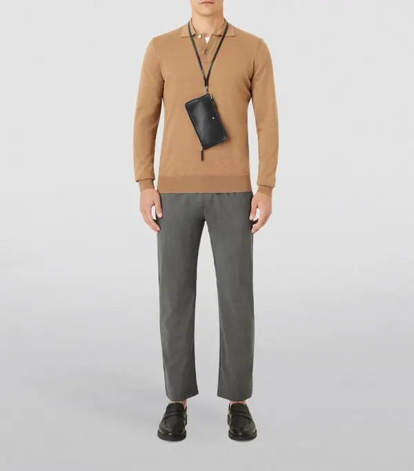 Montblanc Leather Meisterstück Double Phone Pouch