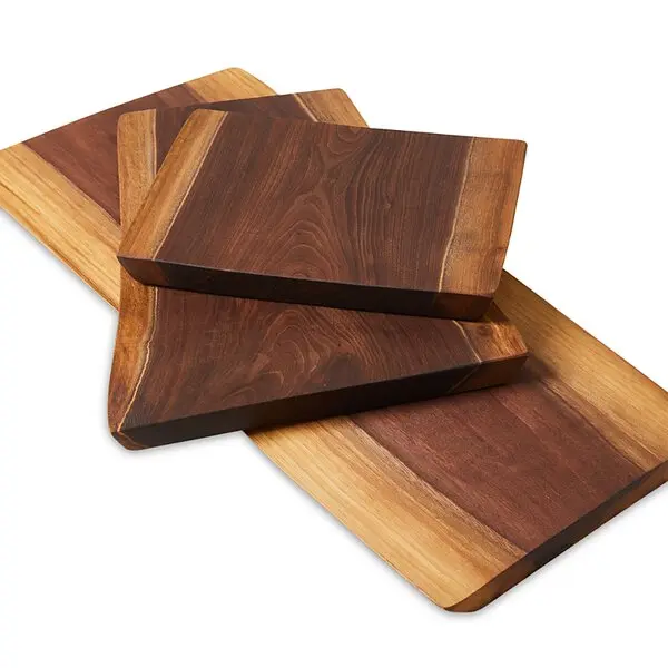 FARMHOUSE POTTERY Wood Cutting & Serving Board, Medium - Brown