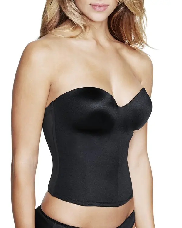 DOMINIQUE INTIMATES Ariel Hidden Underwire Corset - Black