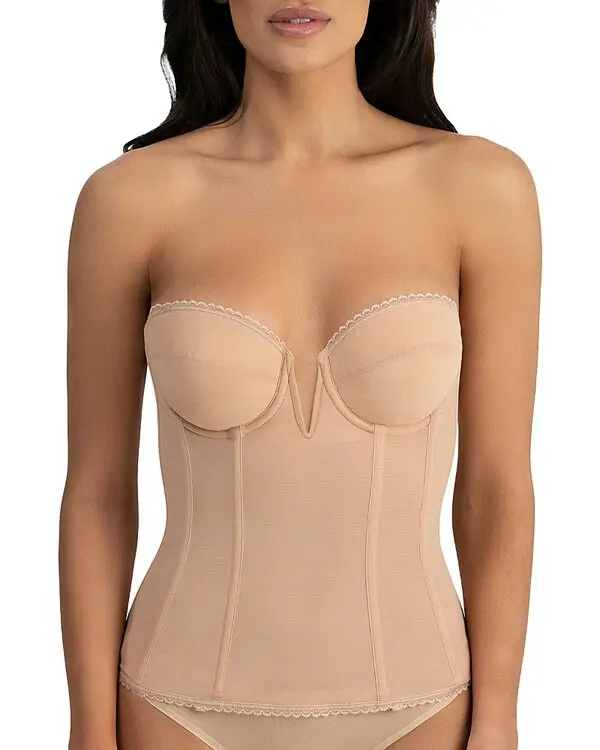 DOMINIQUE INTIMATES V Wire Corset - Light Brown