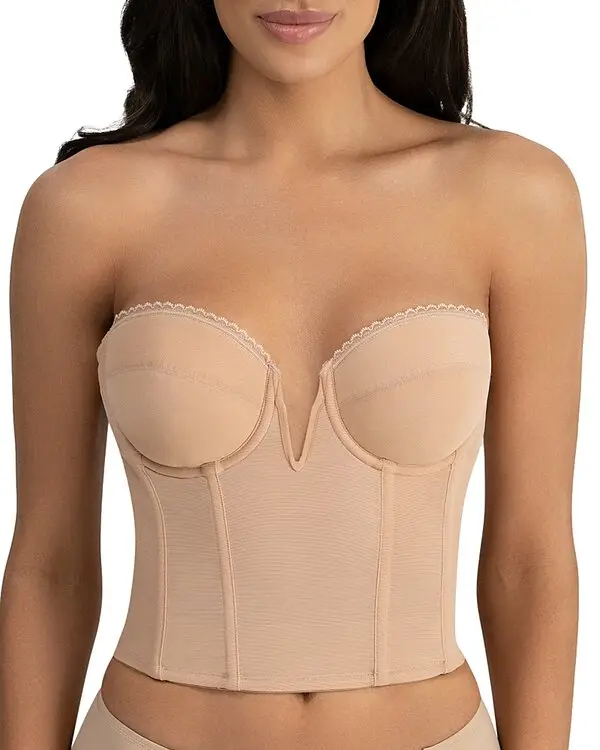 DOMINIQUE INTIMATES V Wire Bustier - Light Brown