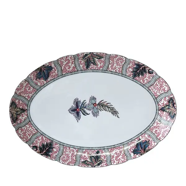 Bernardaud Braquenie 13 Oval Platter - Multi