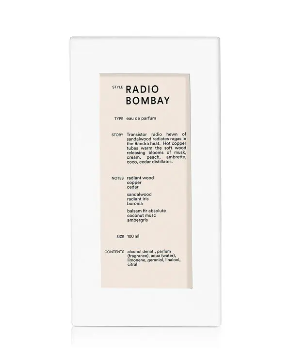 DS & DURGA Radio Bombay Eau De Parfum 3.4 Oz - No Color