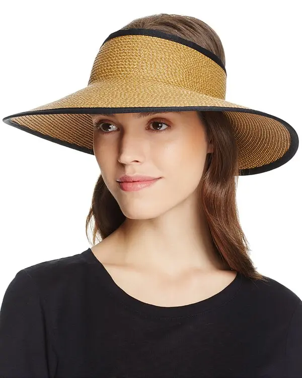 Eric Javits Lil Squishee Visor - Natural/black
