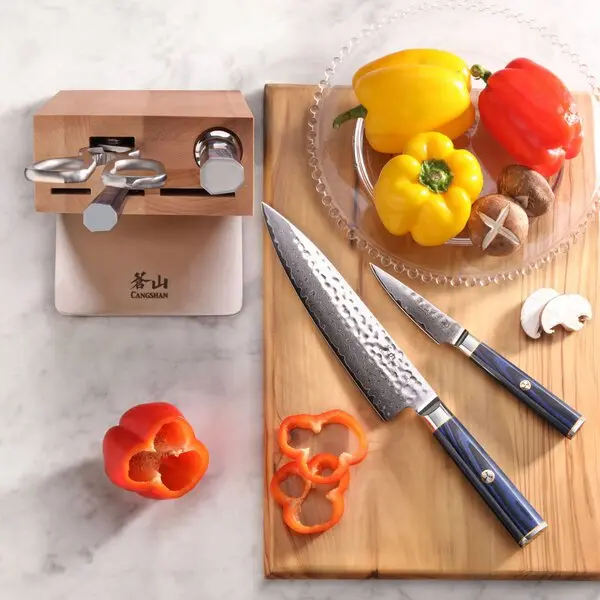 CANGSHAN Kita Blue 6-piece Knife Block Set