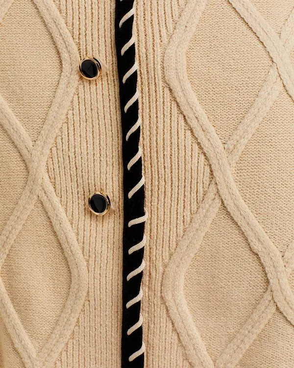 Misook Textural Knit A-line Skirt