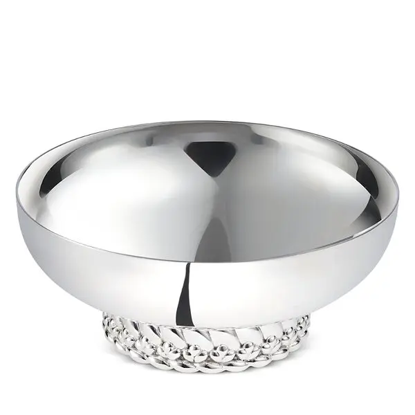 Christofle Babylone Large Silverplated Bowl - Silver