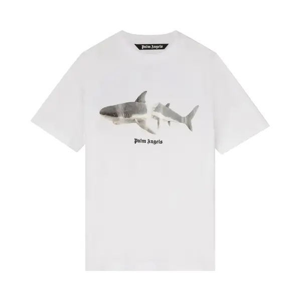 Palm Angels Shark Classic Tee /black - White