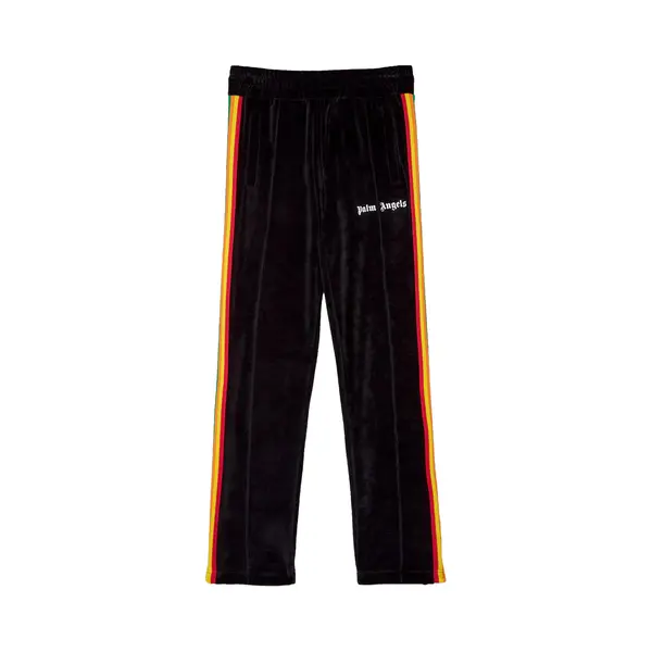 Palm Angels Pa Rainbow Chenille Track Pant - Black