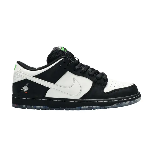 Nike Jeff Staple X Dunk Low Pro Sb 'panda Pigeon' Laser-etched Special Box - Black