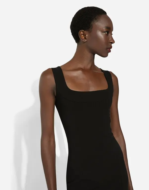 Dolce & Gabbana Short Jersey Sheath Dress