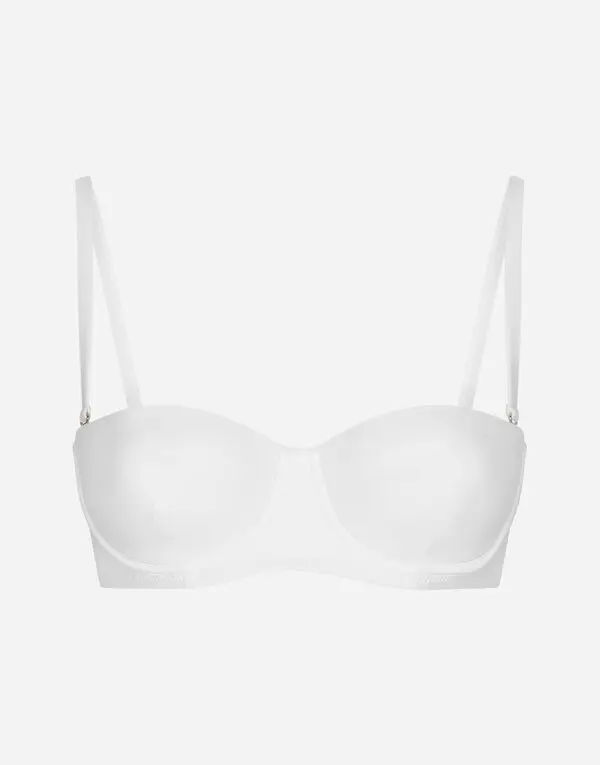Dolce & Gabbana Balconcino Imbottito Bikini Top - White