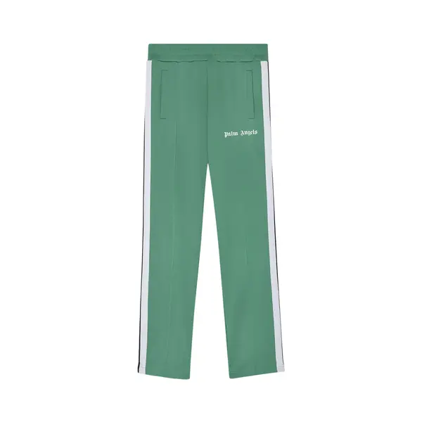 Palm Angels Classic Track Pants /white - Green