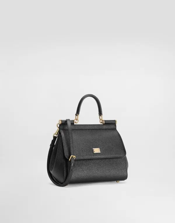 Dolce & Gabbana Small Sicily Handbag - Black