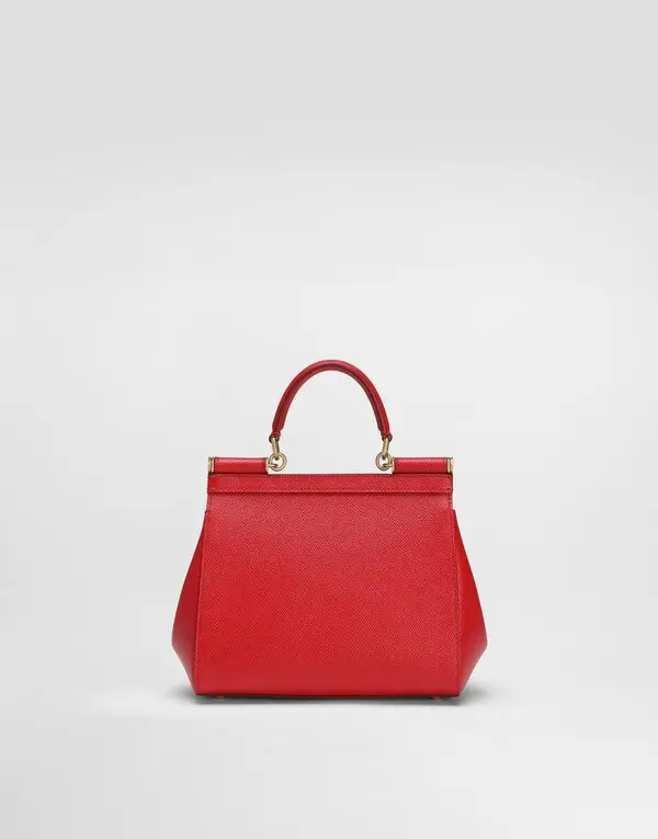 Dolce & Gabbana Small Sicily Handbag - Red