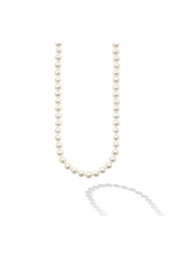 Lagos Luna Pearl Necklace - Gold