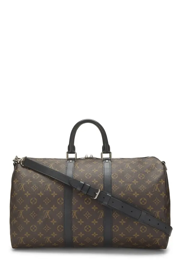 LOUIS VUITTON Monogram Macassar Keepall Bandouliere 45