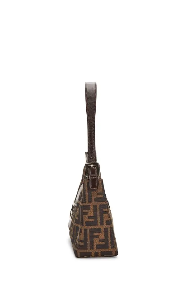Fendi Zucca Canvas Shoulder Bag