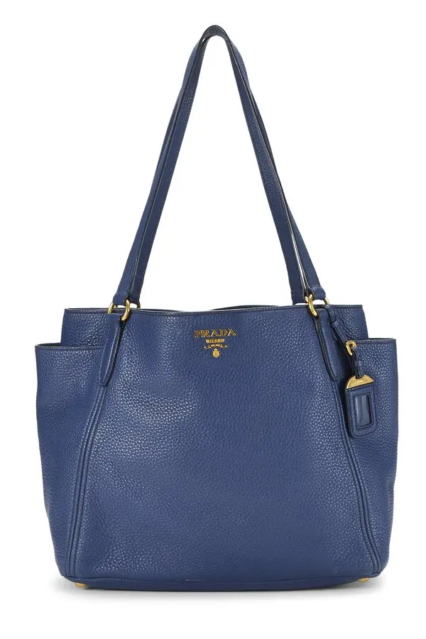 Prada Vitello Daino Side Pocket Tote
