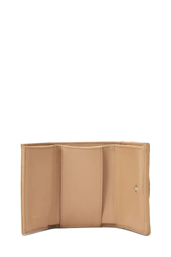 Chanel Lambskin Classic Flap Compact Wallet