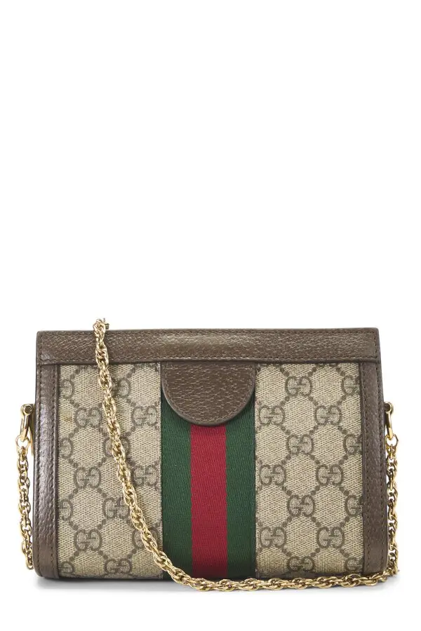 Gucci Original Gg Supreme Canvas Ophidia Shoulder Bag