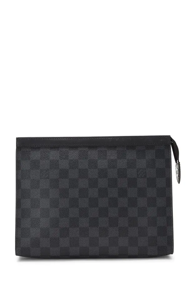 LOUIS VUITTON Damier Graphite Pochette Voyage - Black