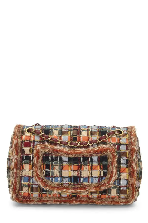 Chanel Tweed Half Flap Bag