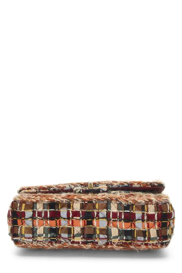 Chanel Tweed Half Flap Bag