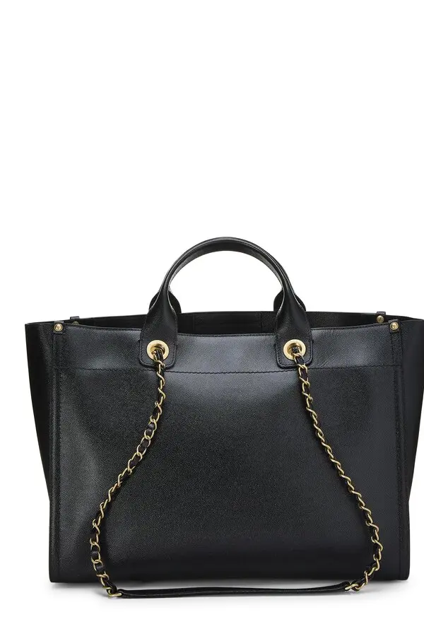 Chanel Caviar Studded Deauville Shopper