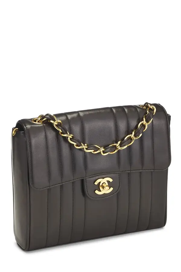 Chanel Lambskin Half Flap Bag