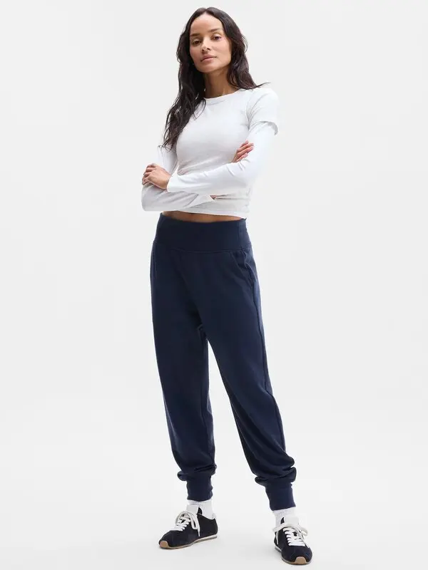 Athleta Coaster Luxe High Rise Jogger - Navy
